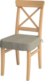 Sedák na židli IKEA Ingolf barva béžová látka pletený vzor