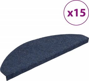 vidaXL Samolepicí nášlapy na schody 15 ks 65x22,5x3,5 cm [136399] Barva: Černá