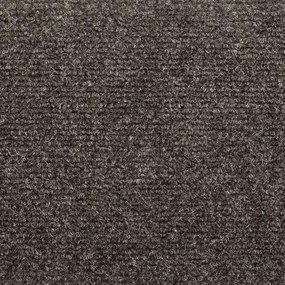 Schodové rohože samolepicí 15 ks 56x17x3 cm antracitové půlkulaté 322352
