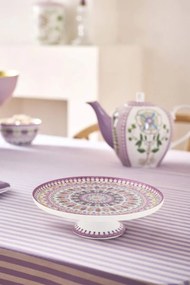 Pip Studio Lily &amp; Lotus dortový podnos Ø21cm, lila (porcelánový servírovací podnos)