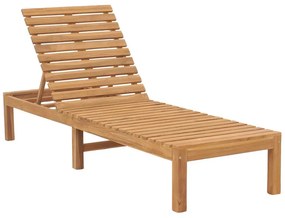 Zahradní lehátko masivní teak 316171
