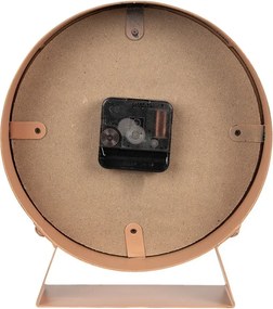 Hnědé antik stolní hodiny Villiam - 20*6*24cm / 1*AA