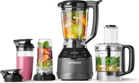 Nutribullet Triple Prep System NBF580B tmavě šedá / 1,8 l + 1,6 l (rob