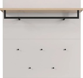 Šedobéžová/ve světle přírodní barvě předsíňová sestava 96x95x30 cm Cormano – Germania