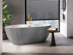 Besco Navia vana volně stojící 160 x 80 cm sifon bílá barva stříbrná VANNAVIA160WG2 Koupelny Bernold