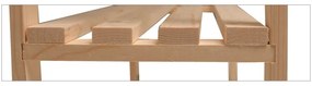 DEMA Dřevěný regál 80x30x170 cm, smrk / jedle, 5 polic 15022D