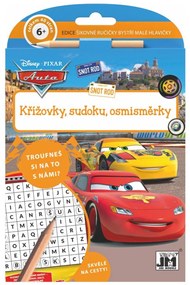 Jiri Models Křížovky, sudoku, osmisměrky s tužkou Auta/Cars 15x21cm