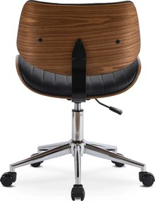 Kancelářská židle Bandina, černá / ořech