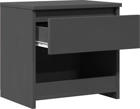 vidaXL Noční stolky 2 ks 40 x 30 x 39 cm kompozitní dřevo [803460] Barva: Černá