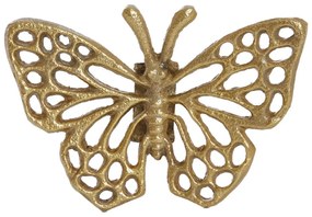 Kovová nástěnná dekorace 10x7 cm Butterfly – Light &amp; Living