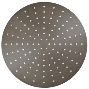 Slezák - RAV Hlavová sprcha kulatá kovová ø 30 cm s 4-otvorovými tryskami - KS0001/4MGK, Metal Grey kartáčovaná