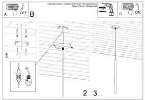 Závěsné svítidlo Pastelo, 1x oranžové kovové stínítko