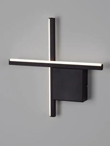 Designové nástěnné svítidlo Cross 30 černá