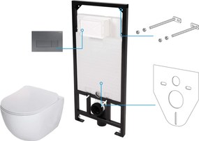 Deante Toilet set, concealed, 6 in 1