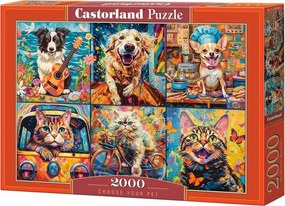 Castorland puzzle vyber si svého mazlíčka 2000 dílků
