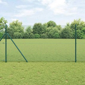 Zemní upevnění svařované drátěné ploty 25 x 1,2 m Zelená 3351729