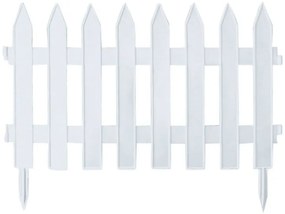 Plůtek zahradní GARDI 322 cm bílý