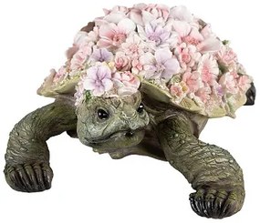 Dekorativní figurka želvy FLOWER