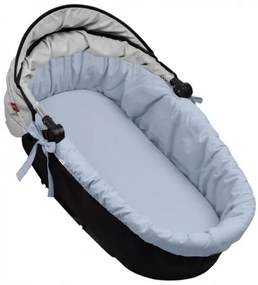 Bavlněná vložka do kočárků/koše s pěnovou matrací, Baby Nellys, jeans