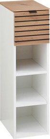 XXXLutz ZÁVĚSNÁ SKŘÍŇKA, bílá, dub artisan, 25/84/37 cm Voleo - Šatní skříně - 002737045508