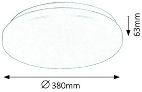Rabalux 3339 - LED Stropní svítidlo ROB LED/32W/230V