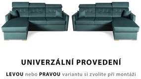 Malá sedací souprava Asti MP | 215x164 | univerzální LEVÁ i PRAVÁ | VÝBĚR TKANIN