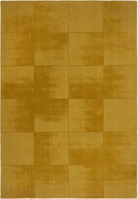 Flair Rugs, Kusový koberec Demi Check Ombre Yellow, 200x290, žlutá, ložnice