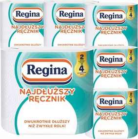 Kuchyňský Ručník Bílý S Atestem Pzh 12 Rolí Bez Potisku Regina