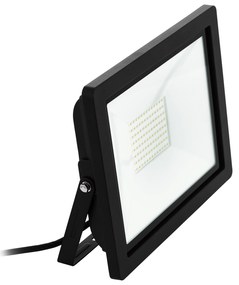 Venkovní reflektor Filetti LED 50W, 4000lm, 3000K, IP65, 15,6x18,6cm, černá