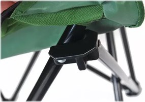 Skládací rybářské křeslo – Kempingové křeslo zelené