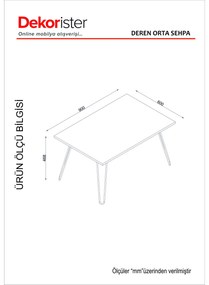 Konferenční stolek Dario (mramor + černá). 1089585