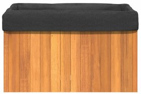 Zahradní truhlík 59 x 27,5 x 35 cm masivní akáciové dřevo - Default Title