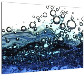 Skleněný obraz bublinek (70x50 cm)
