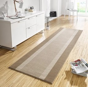 Hanse Home, Běhoun Basic 102498, 80x400, béžová, chodba / předsíň