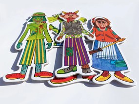 MARIONETINO Drak a strašidla - Loutková pohádka PRŮHLEDNÝ SÁČEK: Baleno ve fólii.