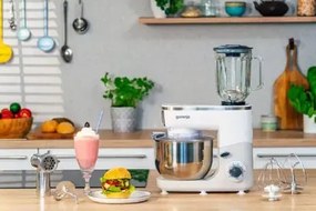 Gorenje MMC1005W šedá / Kuchyňský robot / 1000W / 4.8l / 6 rychlostí
