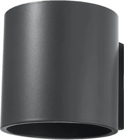 Sollux Lighting Nástěnná lampa ORBIS 1 antracitová