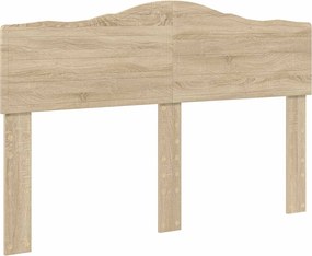 Rám postele s čelo Sonoma dub 140 x 190 cm Kompozitní dřevo 3413195