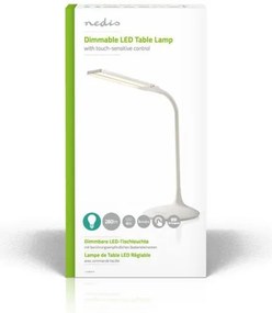 Nedis LTLG3M1WT4 - LED Stmívatelná stolní lampa LED/6W/5V 2200 mAh bílá