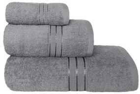 Bavlněný ručník Rondo 70x140 cm šedý
