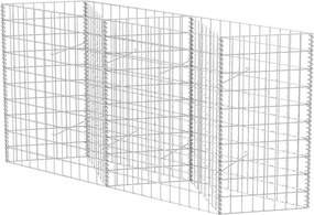 Gabionový koš pozinkovaná ocel 120 x 30 x 100 cm 142539