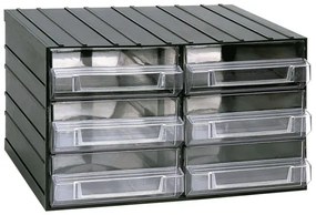 ArtPlast Modulová skříňka se zásuvkami, 382 x 290 x 230 mm, 6 zásuvek