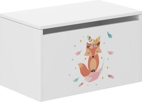 Wooden Toys KONTEJNER NA HRAČKY LISEK