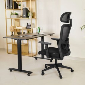 Ergonomické křeslo Piozano – Černé