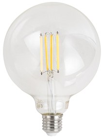 Sada 5 ks Stmívatelné LED žárovky E27 G125 čiré 7W 806lm 2700-6500K