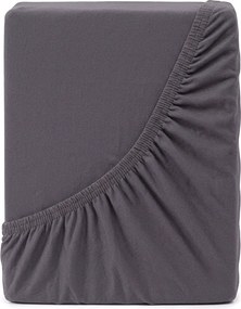 4Home Jersey prostěradlo IDEAL antracit, 140–160 x 200 cm, 140–160 x 200 cm