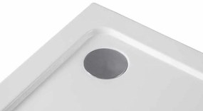 BPS-koupelny Čtvercová akrylátová sprchová vanička HYD-SSV-ST02C 70x70 bílá