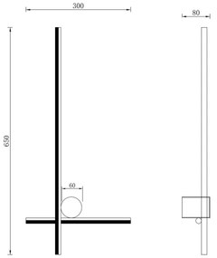 Zuma Line W4101-GD - LED Nástěnné svítidlo MILL LED/14W/230V zlatá