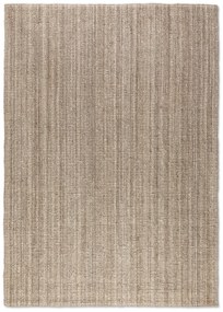 Hanse Home, Kusový koberec Bouclé Jute 105975 Grey Brown, 160x230, hnědá, chodba / předsíň