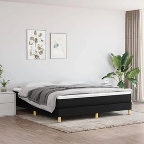 Rám postele s boxspringem černý 160 x 200 cm textil 3120624